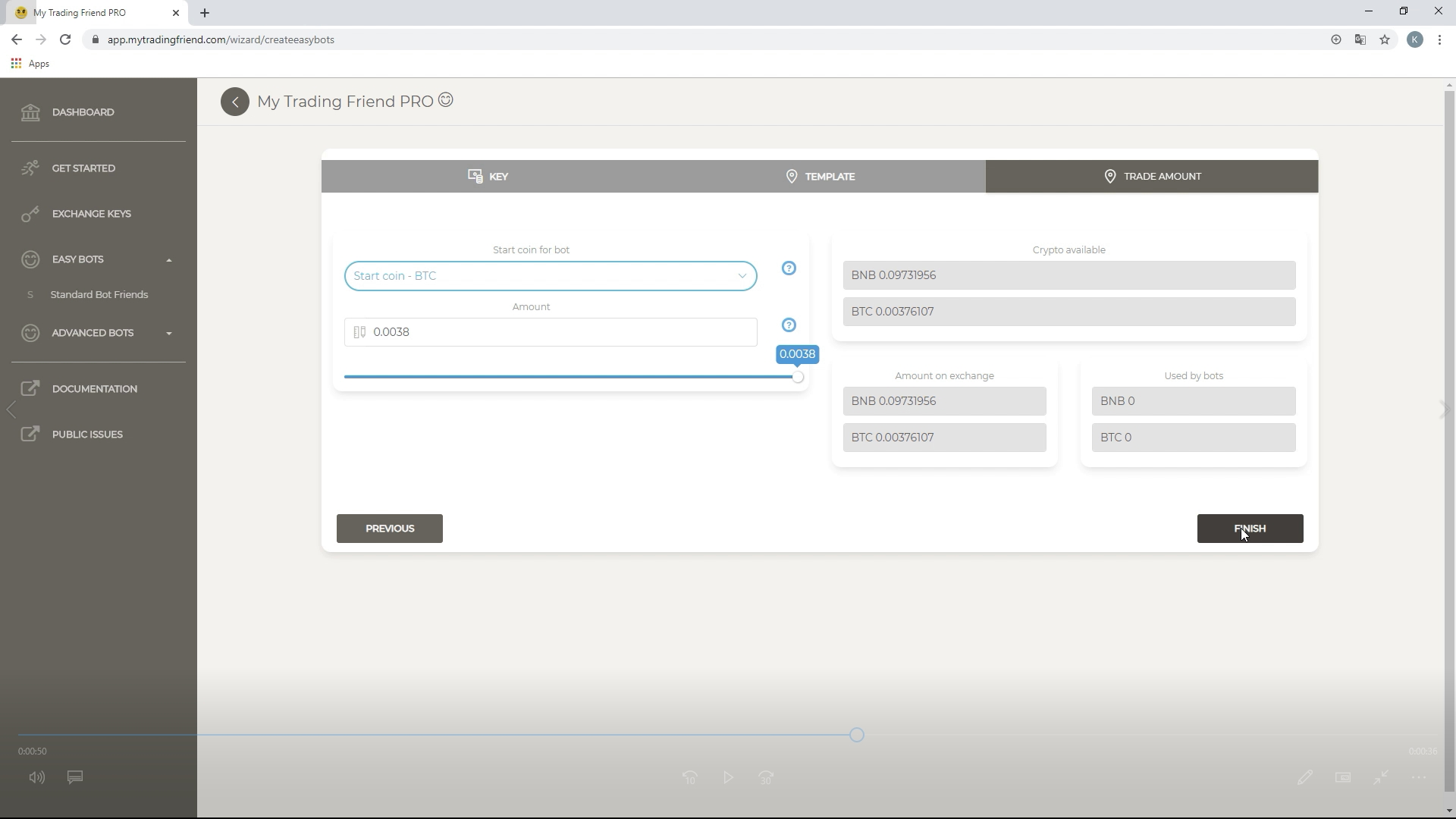 Easy Bots - MyTradingFriend - documentation